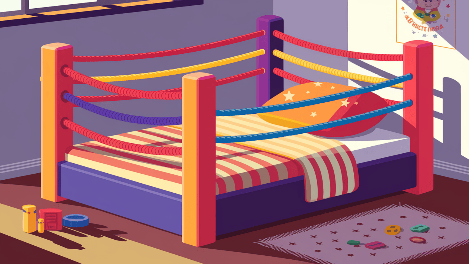 Boxing Ring Beds That Pack a Punch of Style - SweetParrishPlace