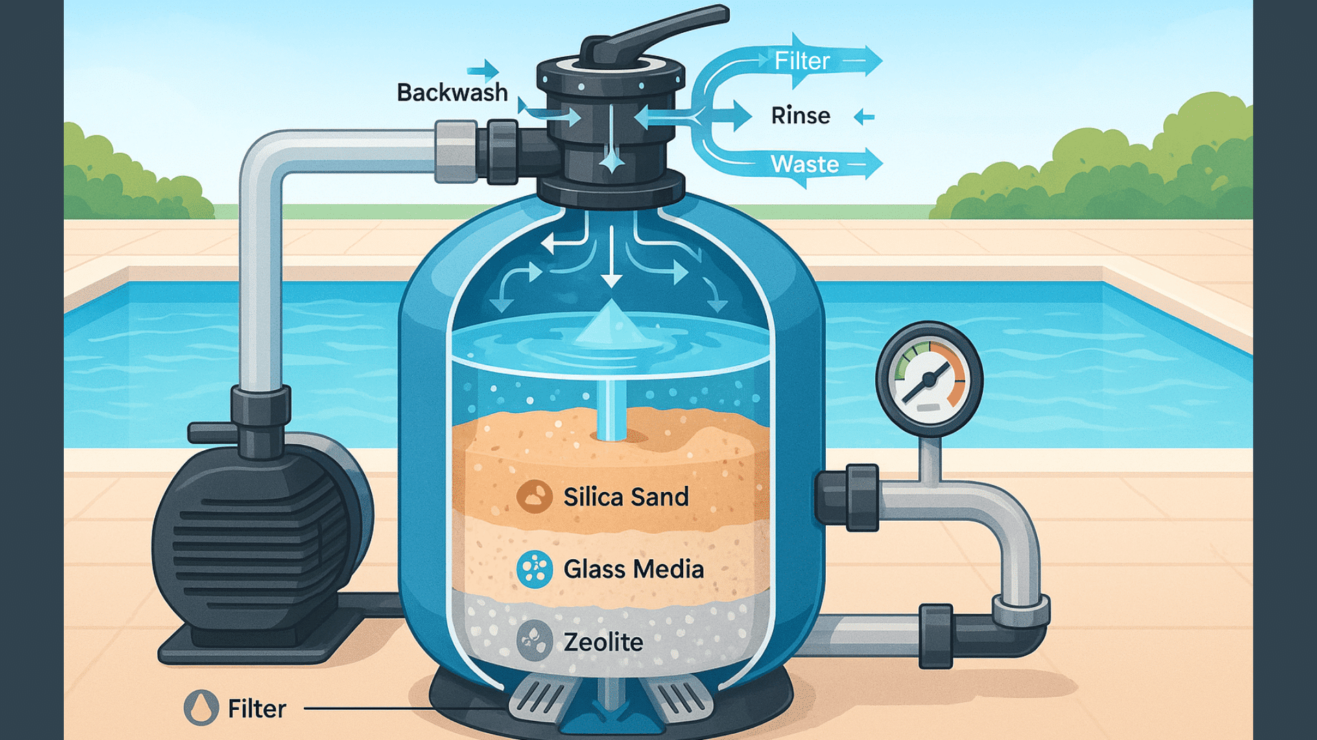 The Sand Tastic Science Behind Pool Filters SweetParrishPlace